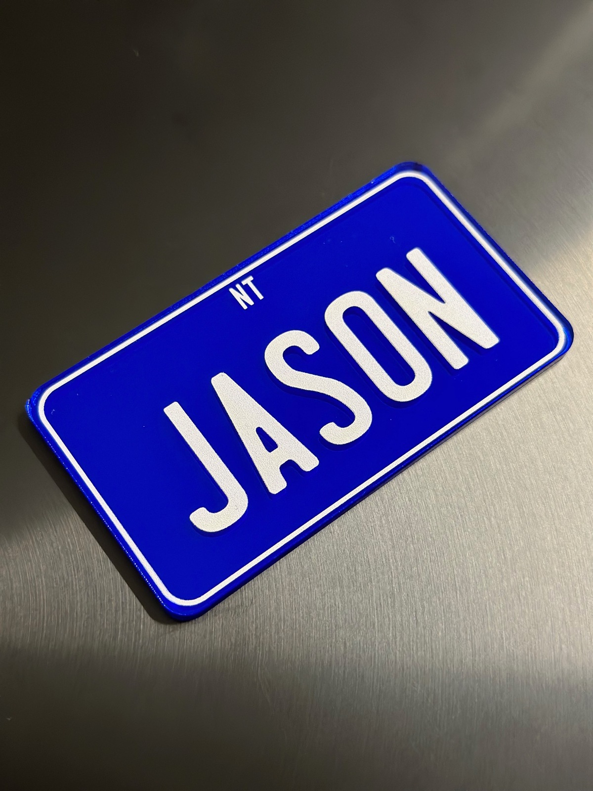 Novelty Mini Number Plate | Mirrored Acrylic| Custom | Car | Boy | Girl ...