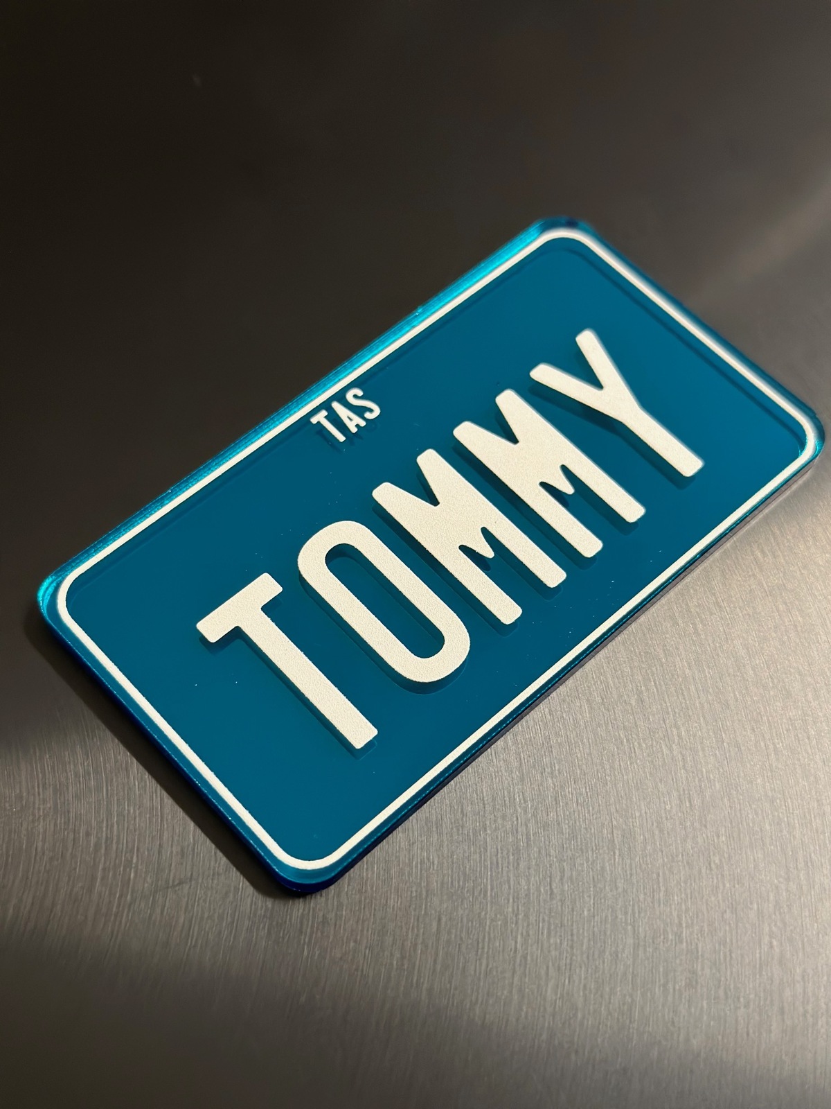 Novelty Mini Number Plate | Mirrored Acrylic| Custom | Car | Boy | Girl ...