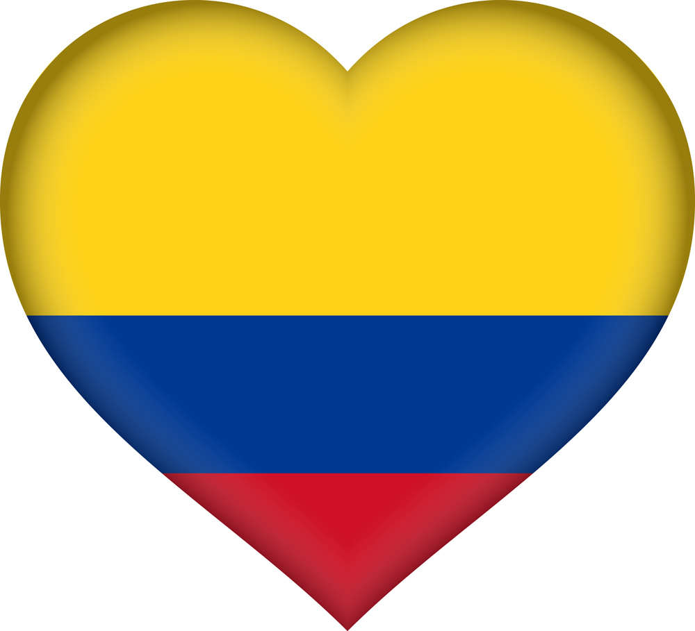 COLUMBIA COUNTRY FLAG | STICKER | DECAL | MULTIPLE STYLES TO CHOOSE ...