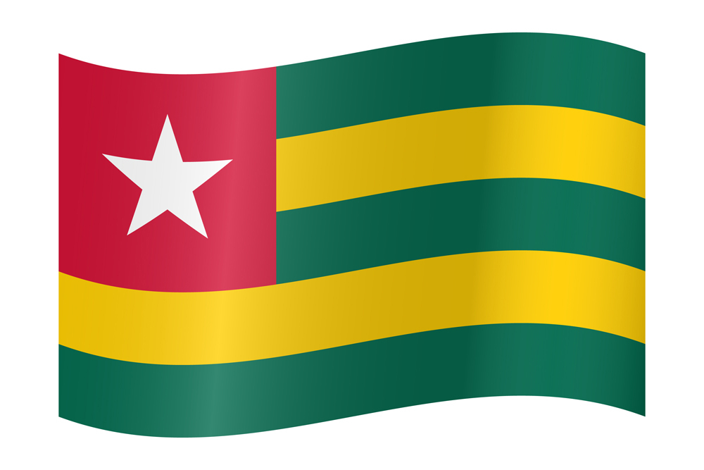 TOGO COUNTRY FLAG | STICKER | DECAL | MULTIPLE STYLES TO CHOOSE FROM ...